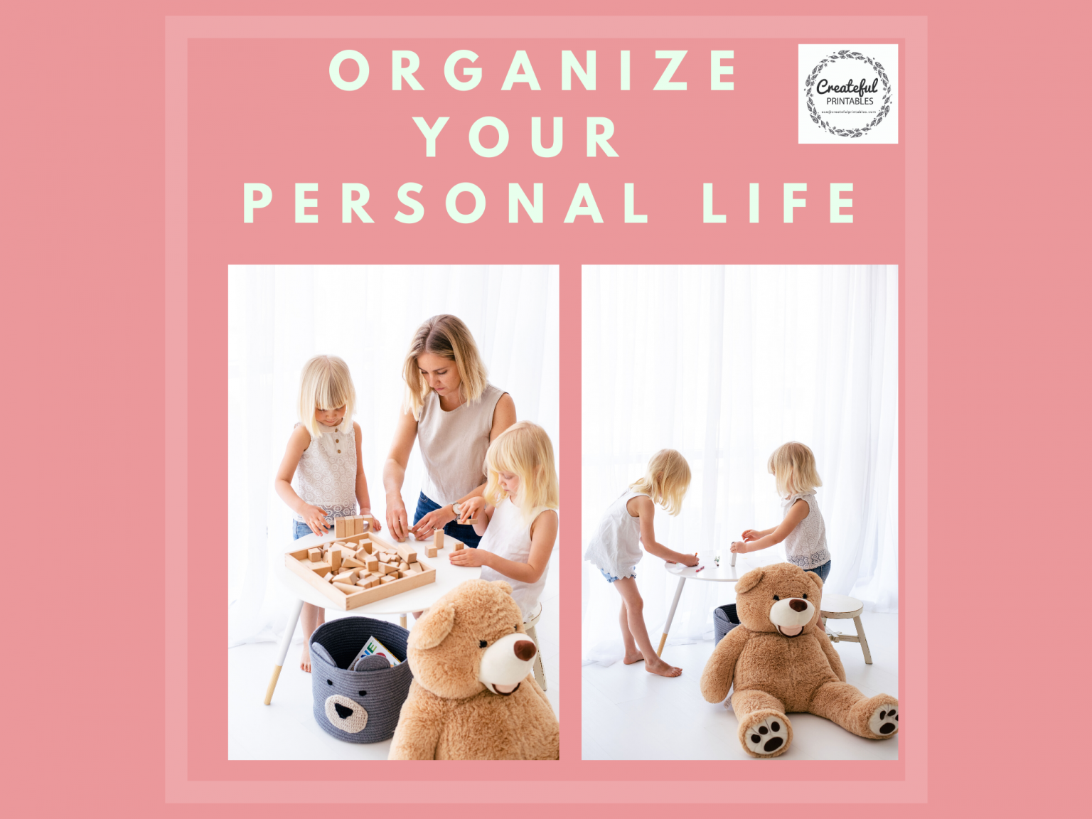 Organize Your Personal Life – Createful Printables